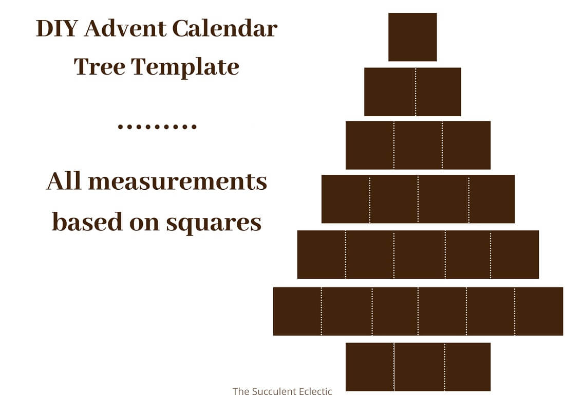 DIY Advent Calendar Tree w/ Succulents! | The Succulent Eclectic