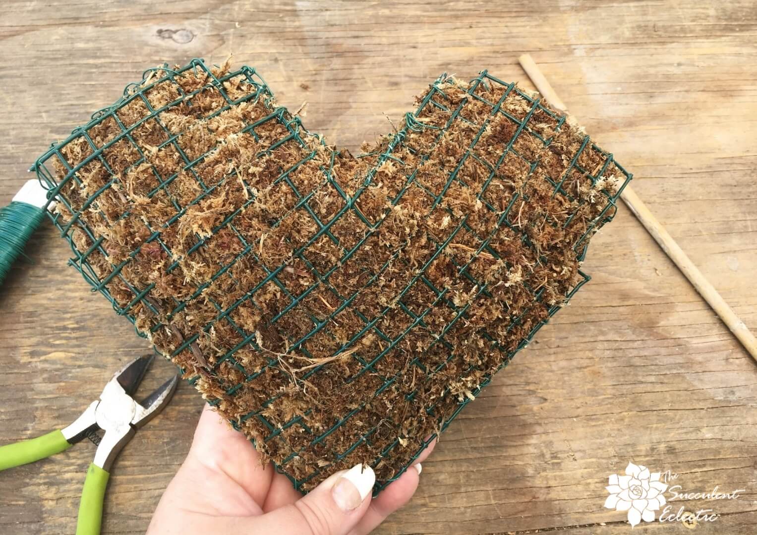 Simply Sensational DIY Succulent Topiary Heart | The Succulent Eclectic