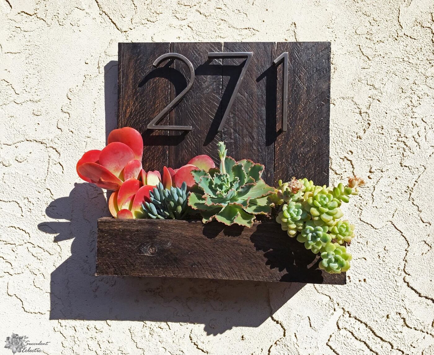 Father's Day DIY House Number Planter! | The Succulent Eclectic